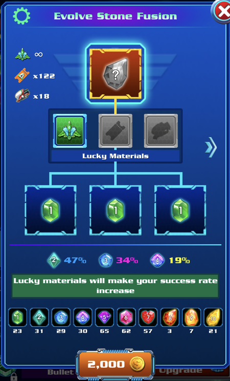 Evolve Stone Fusion - Galaxy Attack: Alien Shooter Wiki